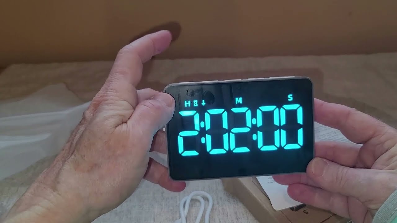 Digital Kitchen Timer UNBOXING And USE - Rechargeable With USB