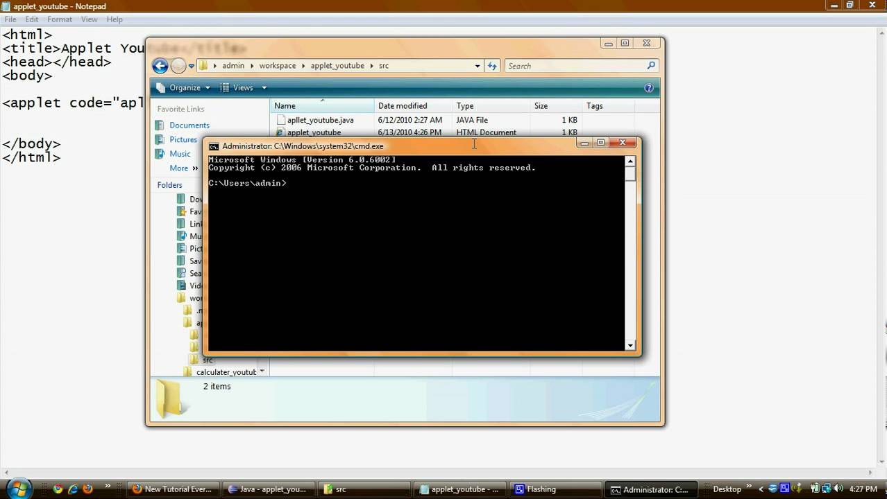 Java Applet Tutorials  Eclipse  2/6