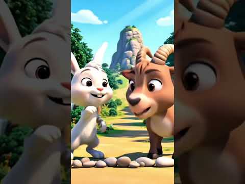 kids cartoon characters Rico and rabbit #animation #adventuretime #funny