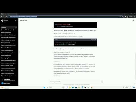 random name generator python 3