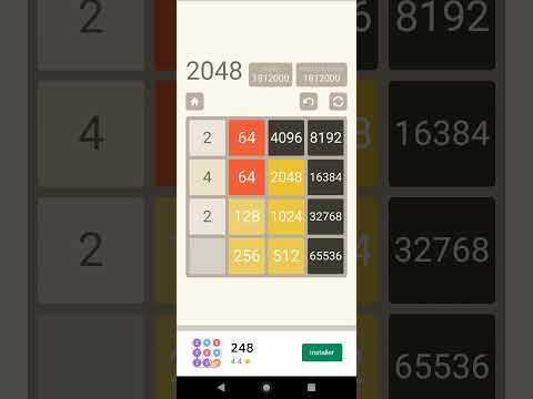 2048 Game _ Max score (131072)