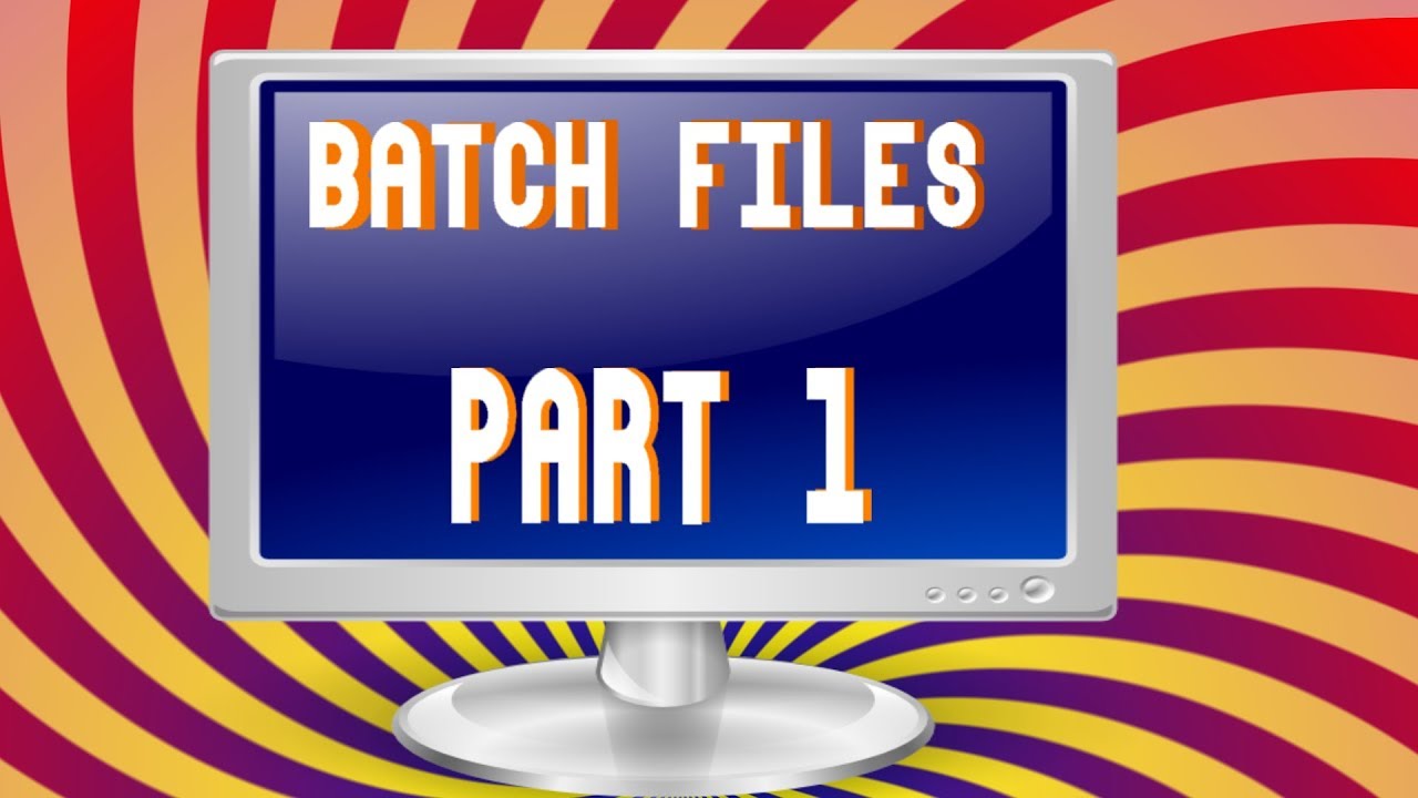 Batch Files for Beginners - Part 1 - Batch Files Tutorial