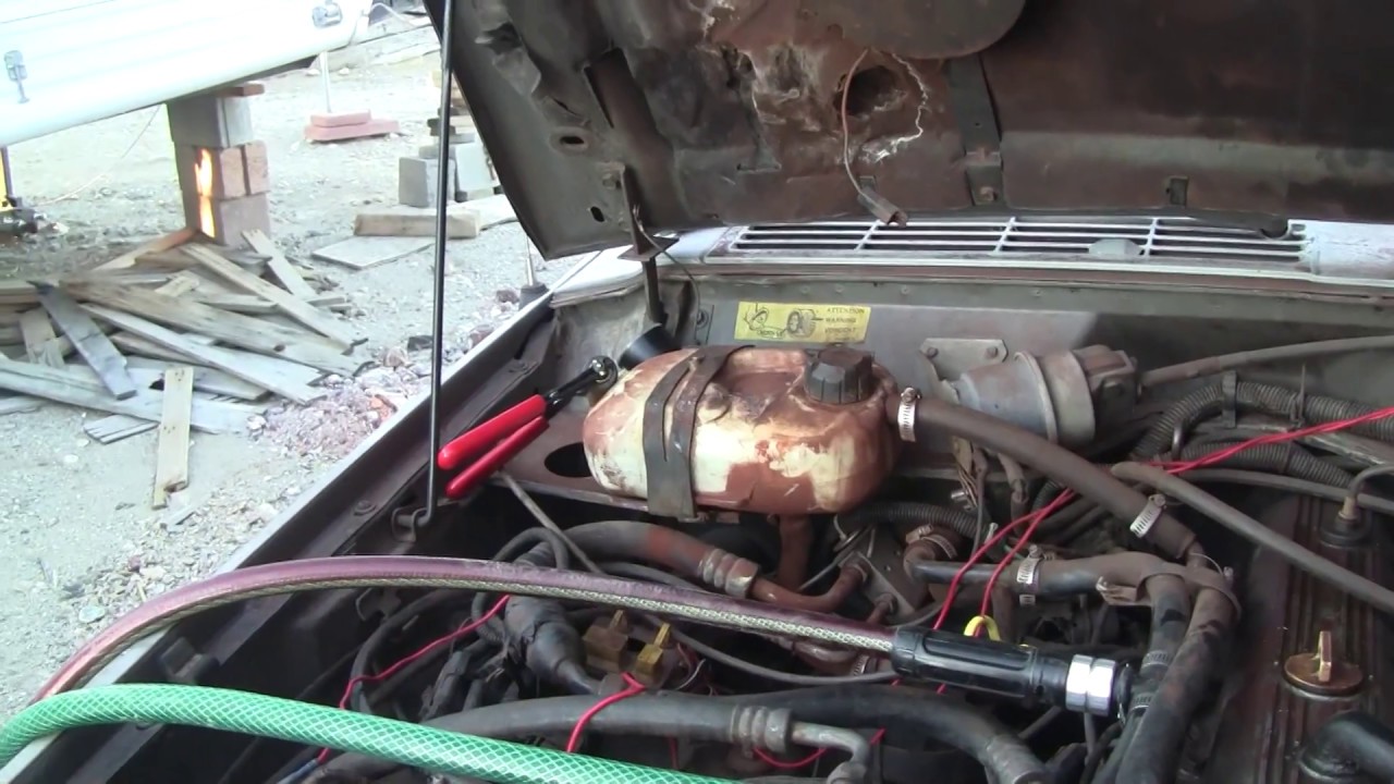1988 Jeep XJ Cooling System Flush.
