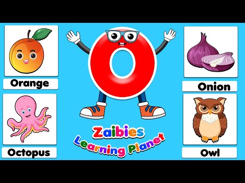 Words That Start With N | Learn 4 Words From Alphabet O | Learn Alphabet O | Words From O