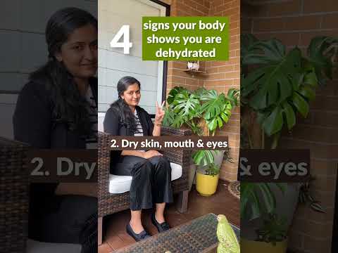 4 Signs Your Body Shows You Are Dehydrated