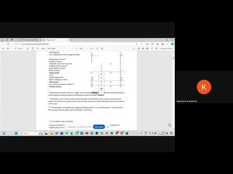 Income tax computation (part 1) - ACCA Taxation TX