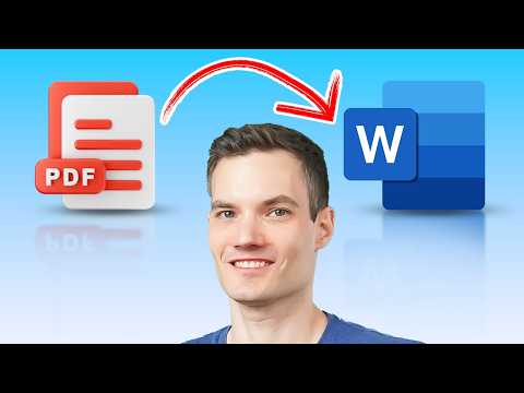 Convert PDF to Word in Seconds (No Extra Software Needed!)