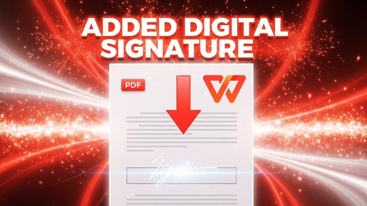 How To Sign PDFs For Free In Seconds (WPS PDF Tutorial)