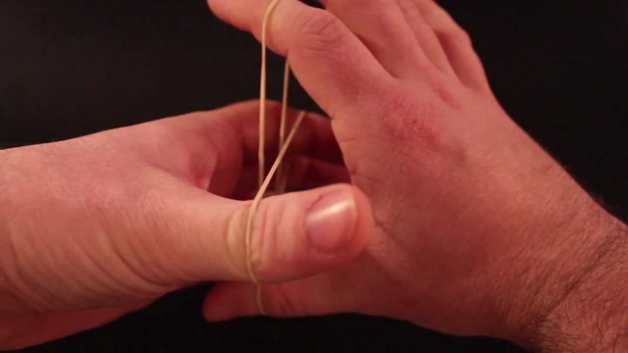 How to: Best rubber band magic trick EVER!