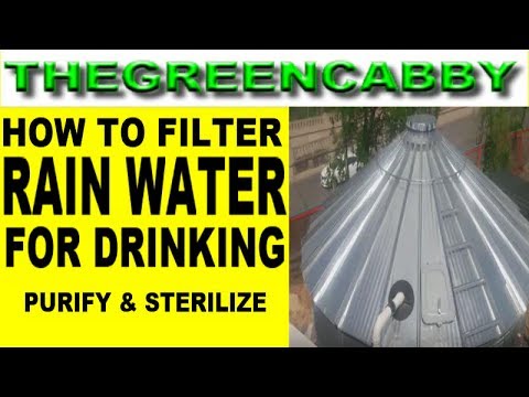 HOW TO FILTER RAINWATER FOR DRINKING – SOLAR PANELS ARE COOL