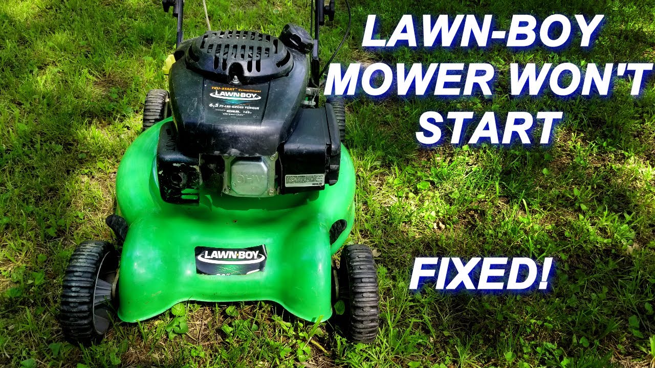 Free Lawn Boy mower won't start