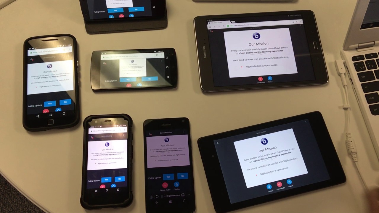 Latest developer build of the HTML5 client