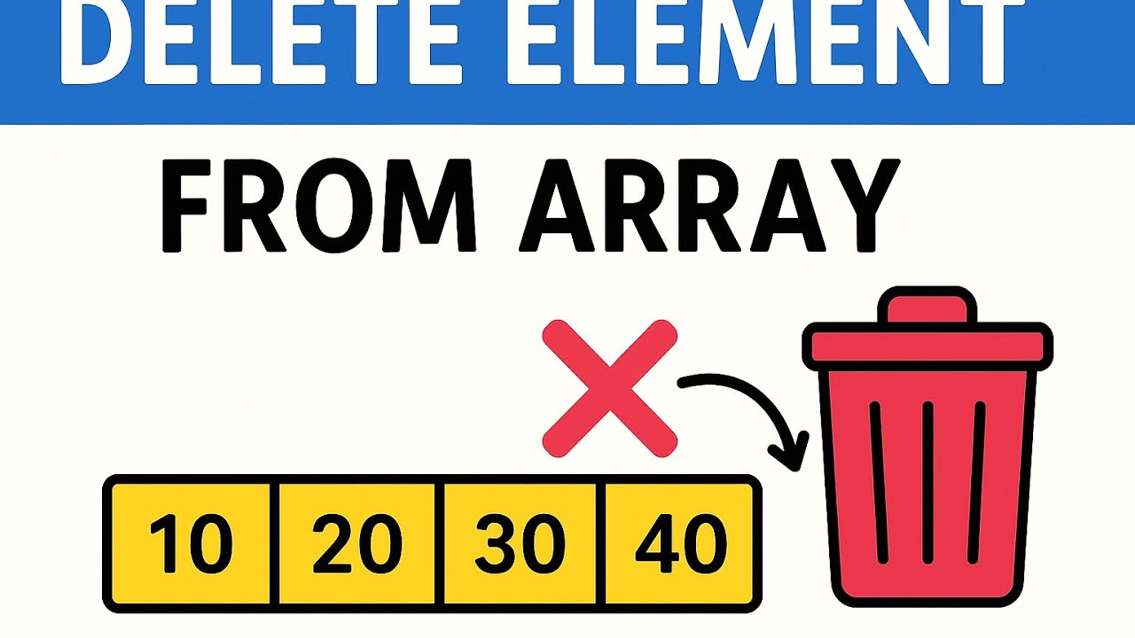 Delete Element from Array lecture-4