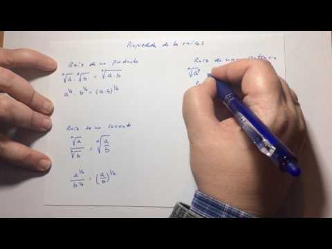 Propiedades de las raíces | VisualMaths.es