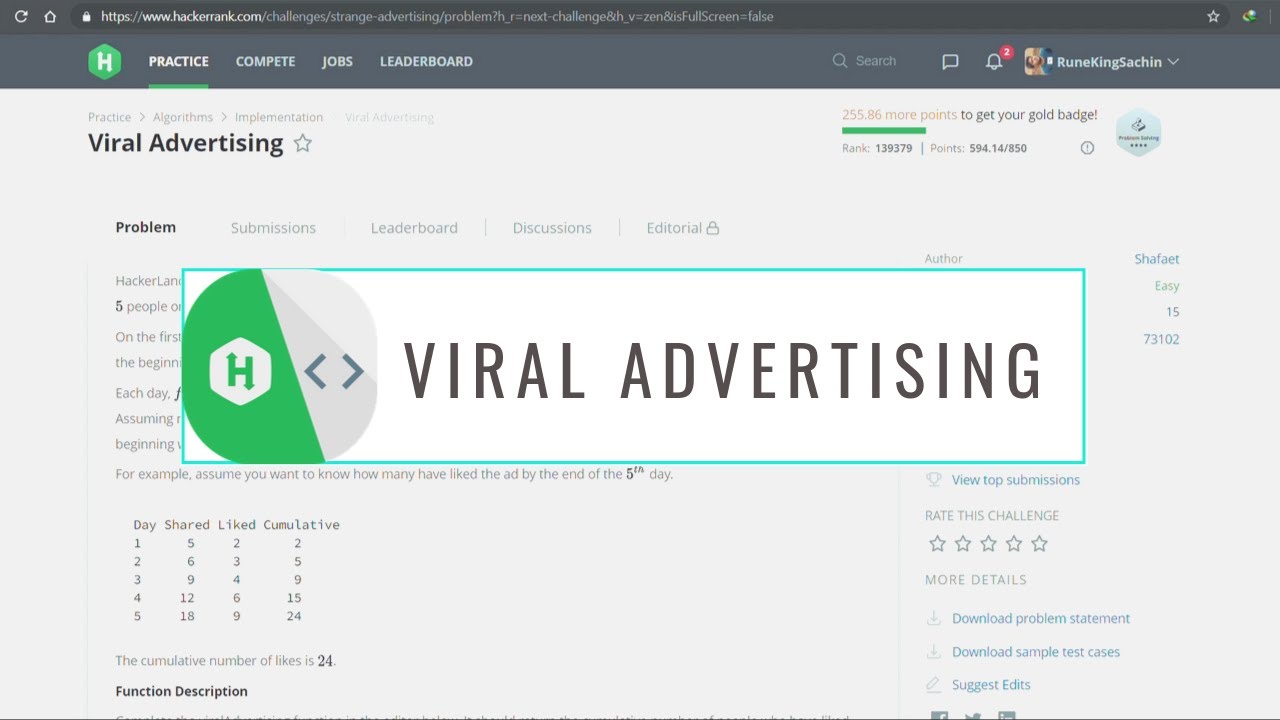 Hackerrank Problem Solution || Viral Advertising || Python