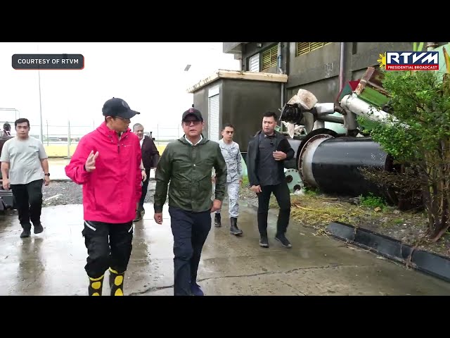 WATCH: Marcos inspects broken Malabon-Navotas navigational gate he ...