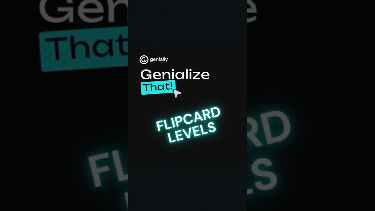 Genialize That: Level Up with Interactive Flipcards 🔥 | #GenializeThat #genially  #edtech