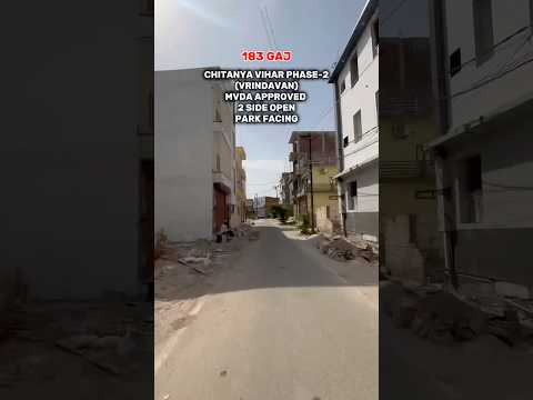 183 GAJ CHITANYA VIHAR PHASE-2 (VRINDAVAN) MVDA APPROVED (2 SIDE OPEN) (PARK FACING) #vrindavan