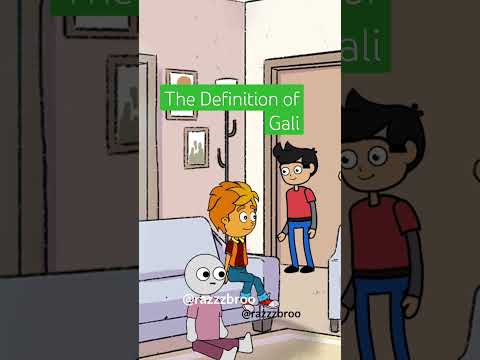 definition of gali #shorts #trending #funny #cartoon #animation