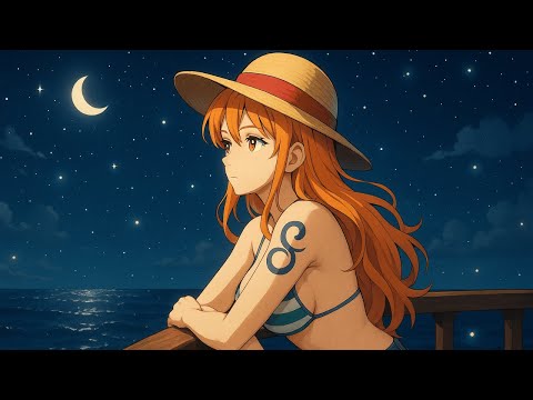 🎧 Study with Nami 🔴 Live 🎵 One Piece Lofi Radio 24/7  📚 & Study, Relax and Chill🌃