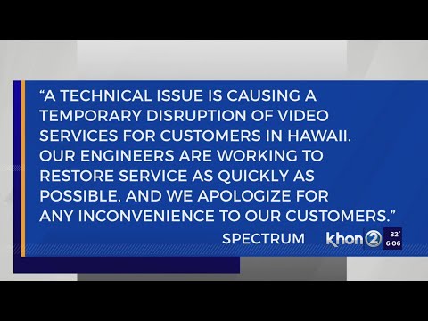 Spectrum outage due to technical issue