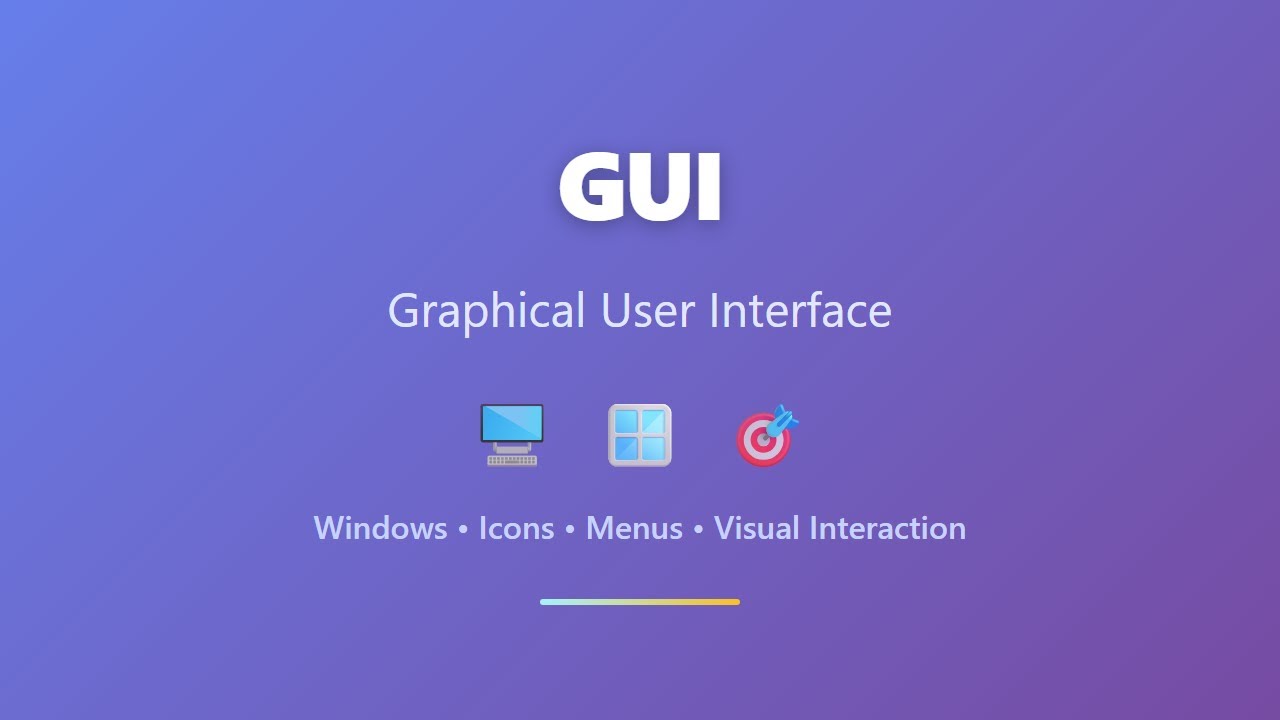 GUI (Graphical User Interface) Explained | Computer Fundamentals