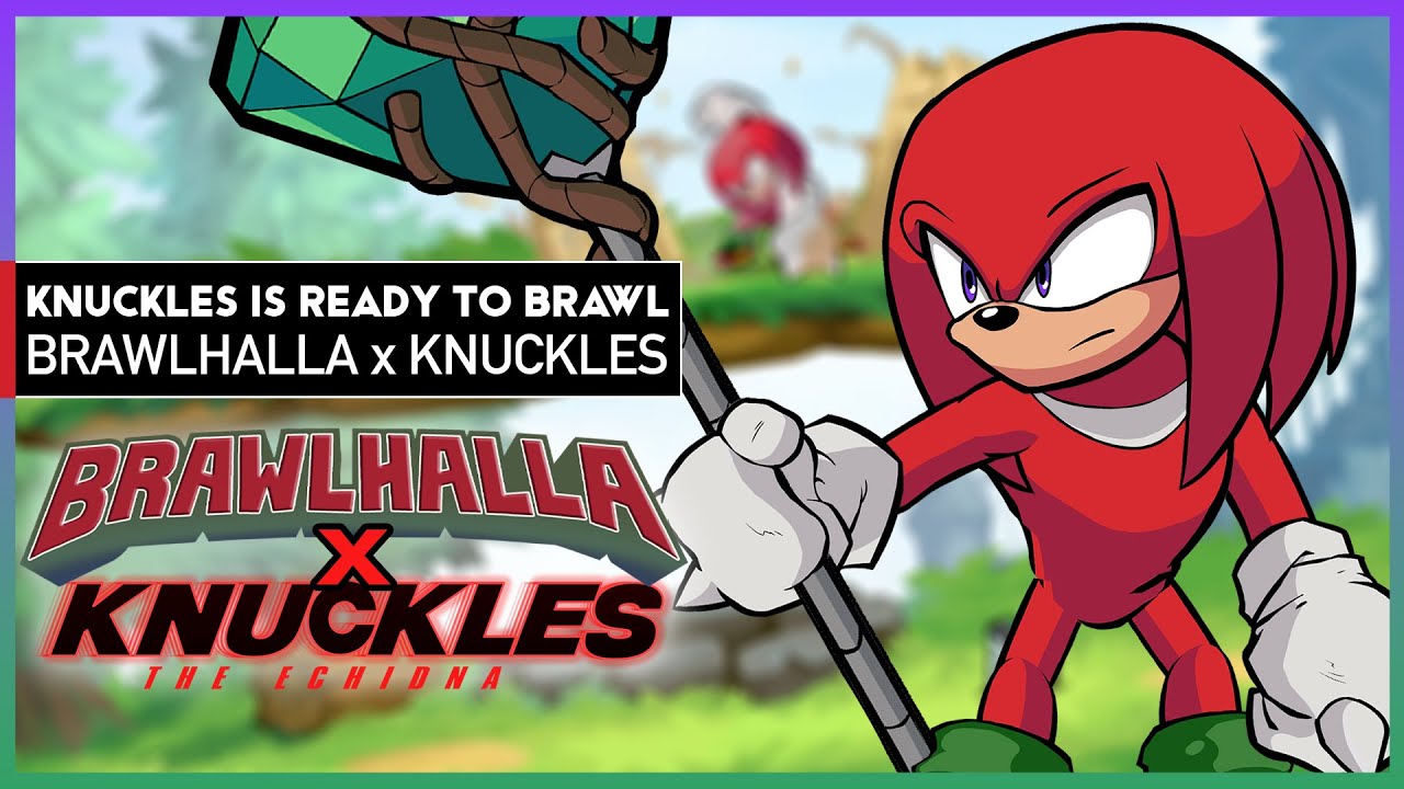 Brawlhalla X Knuckles Crossover Gameplay Showcase (mod)