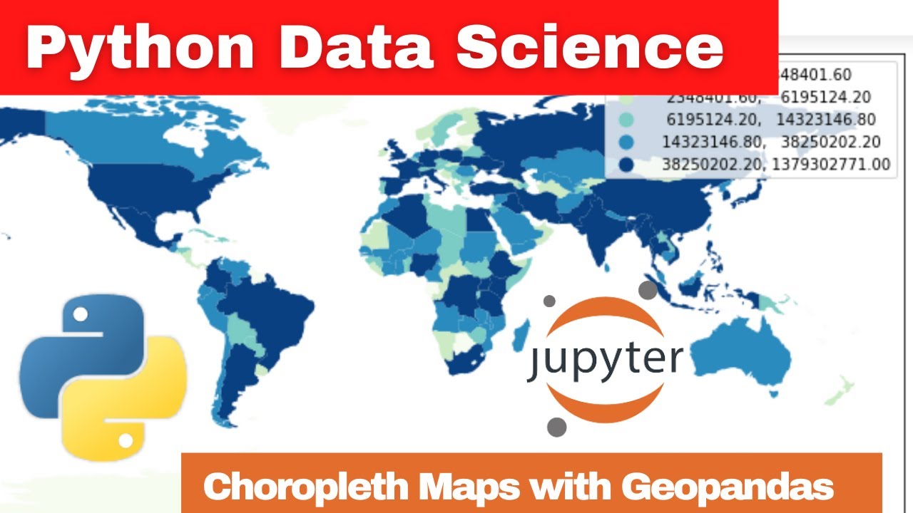 Plotting Choropleth Maps in Python using Geopandas
