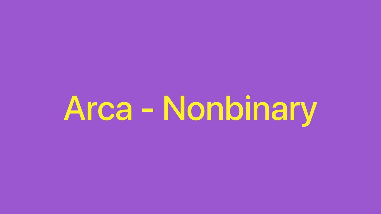 Arca - Nonbinary (Lyrics / Letras)