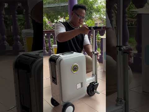Unboxing Airwheel SE3S. Travel boardable suitcase luggage #amadzahry #airwheel #airwheelse3s