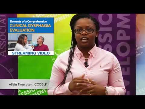 Feedback on ASHA's Comprehensive Clinical Dysphagia Evaluation Course