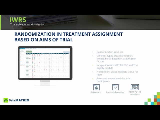MATRIX EDC/IWRS Pricing, Reviews, & Features in 2022