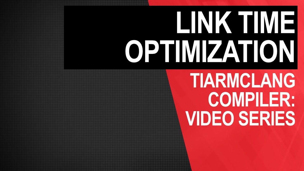 tiarmclang compiler: link time optimization