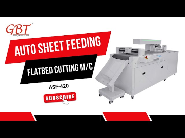 Label Cutting Machine - AUTO SHEET FEEDING FLATBED CUTTING MACHINE ASF ...