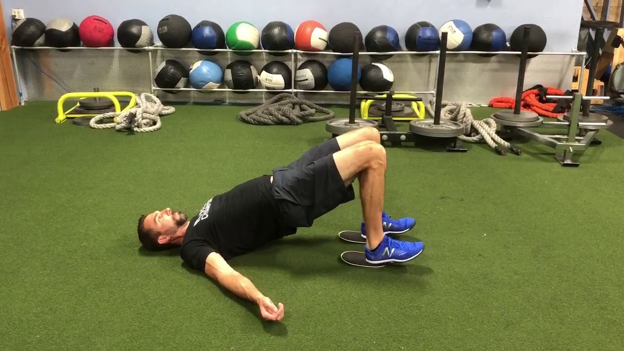 ECC Sliding Hamstring Curls