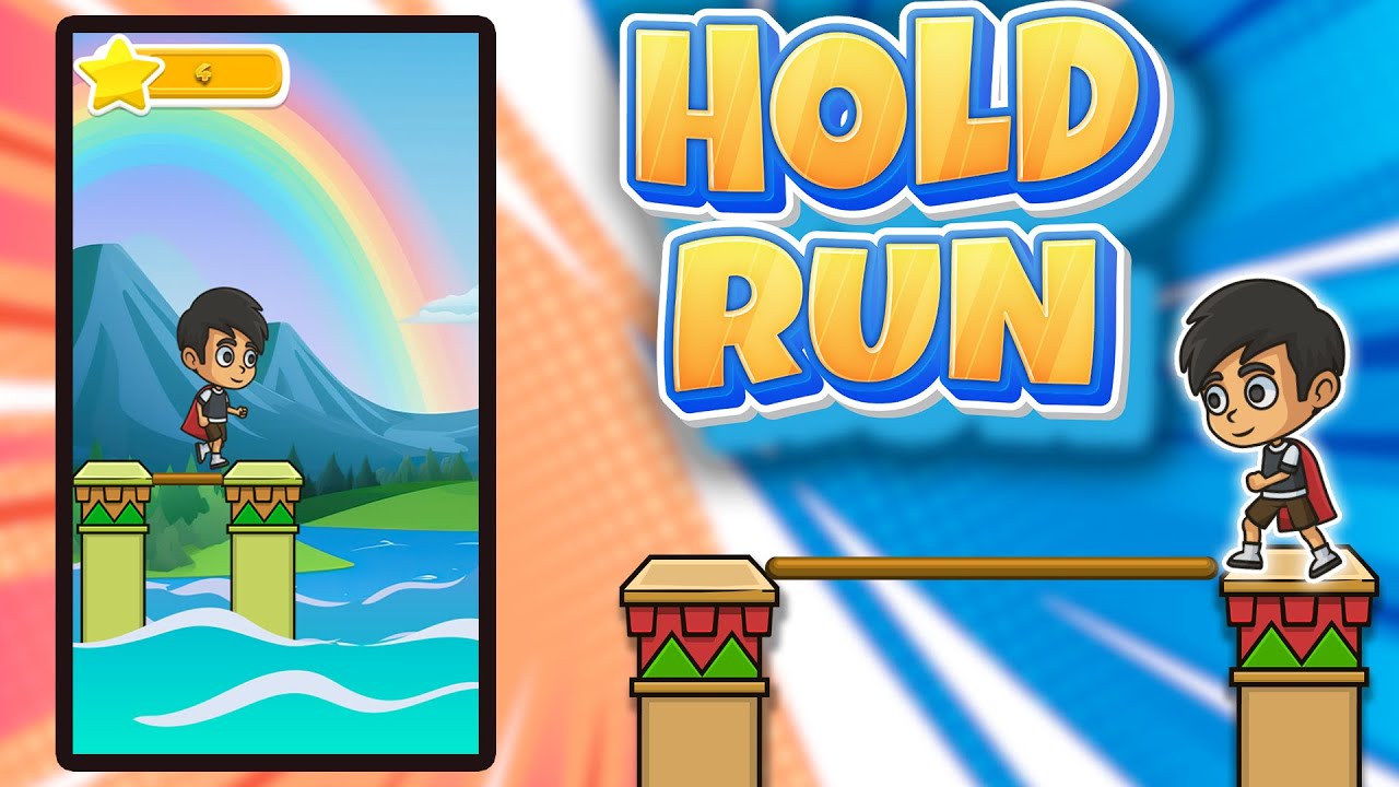 Hold run || Construct 3 Game Template || Source code