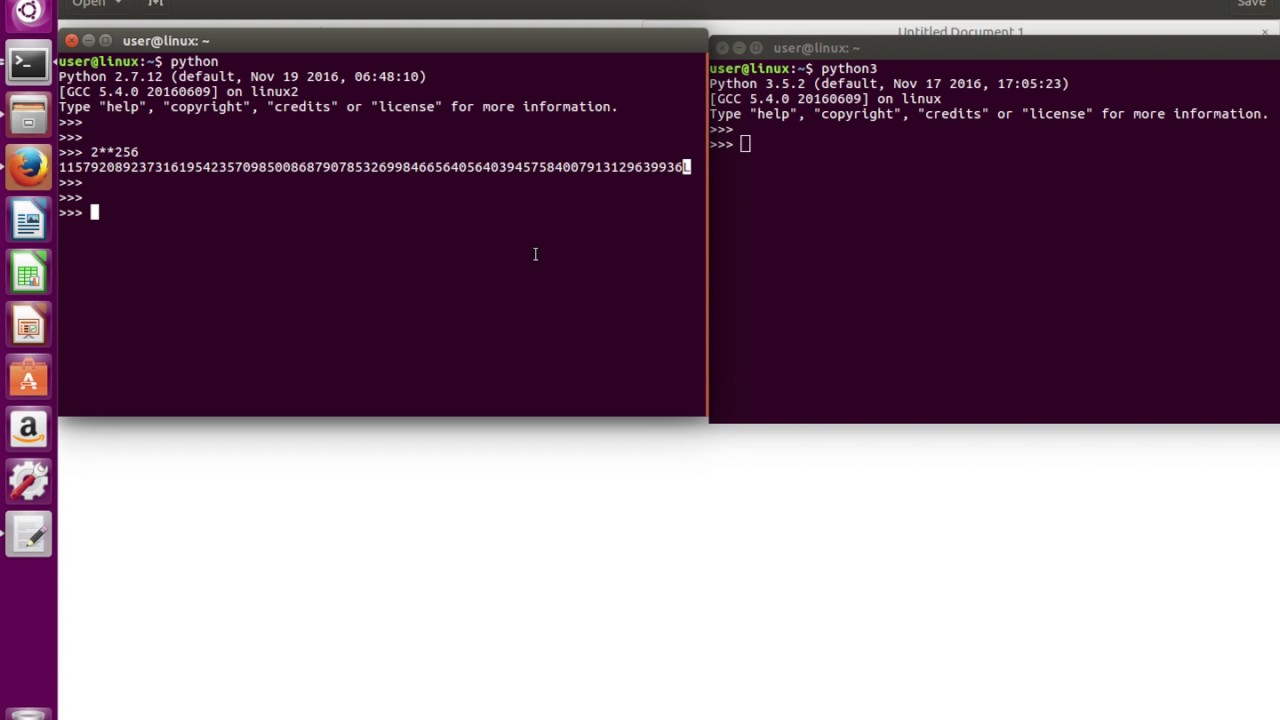 python 3 All integers are implemented as long integer objects