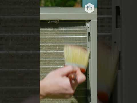 How to Clean AC Coils with an Old Paint Brush
