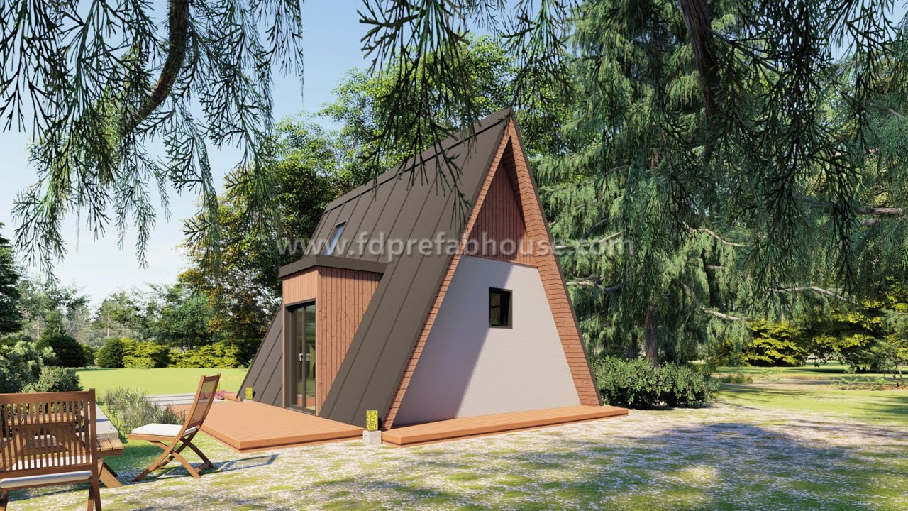 Triangle house effect rendering display