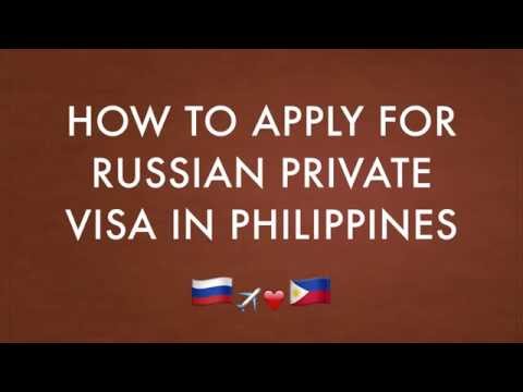 How to Apply for Russian Private Visa in Philippines