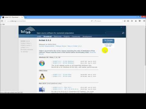 How to download scilab 5 5 2 For windows , Linux, Mac OS 32 bit OR 64 bit