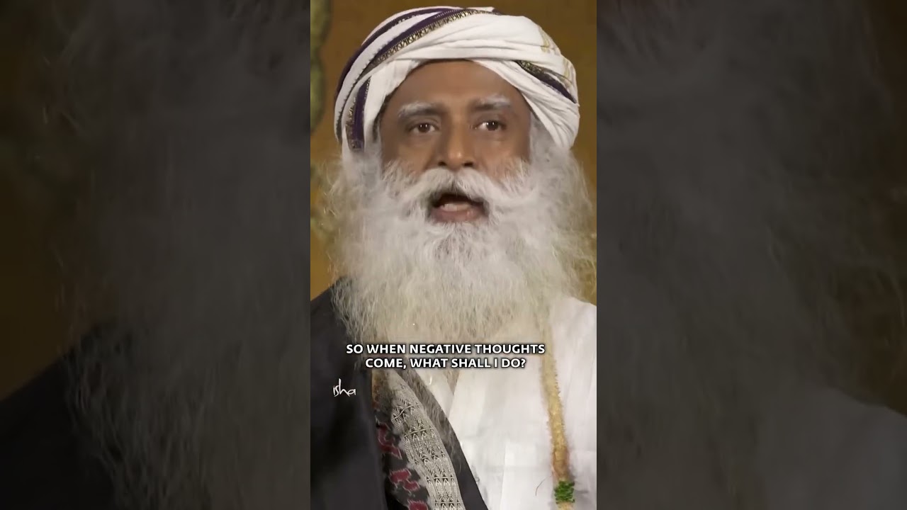 Never Try To Remove Negative Thoughts