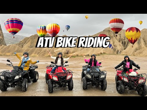 Thrilling ATV Bike Ride in Cappadocia 🇹🇷 |Sistrology |Fatima Faisal
