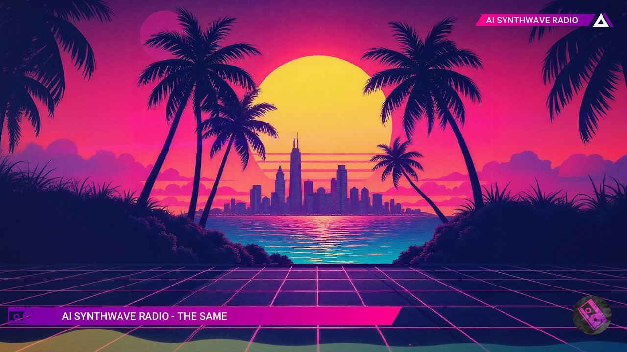 AI Synthwave Radio - The Same