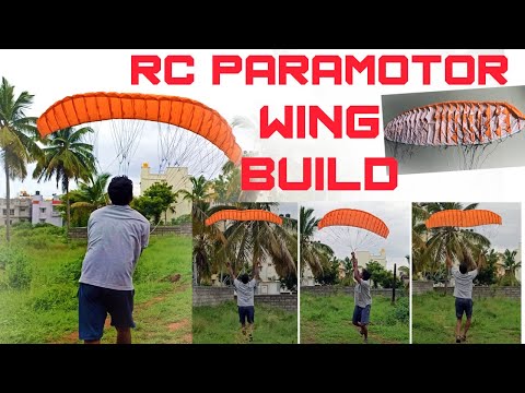 RC Paramotor wing Build| RC Paraglider|The LuteFisk – DiyDot3d Tech