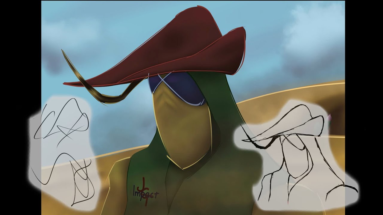 From Sketches: Scribble to Vigilante Cowboy