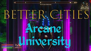 Oblivion - Better Cities - Arcane University at Night at Oblivion Nexus ...