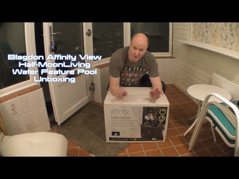 Blagdon Affinity Mocha Half Moon Pool (Inpond 5-in-1 3000 UVC included) 336 litres Unboxing