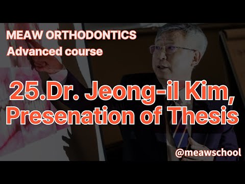 25.Dr. Jeong-il Kim, Presenation of Thesis