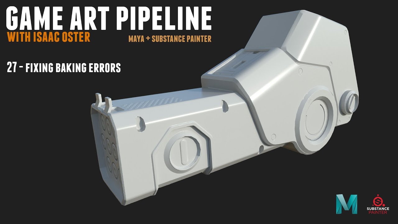 Game Art Pipeline 27 - Fixing baking errors.